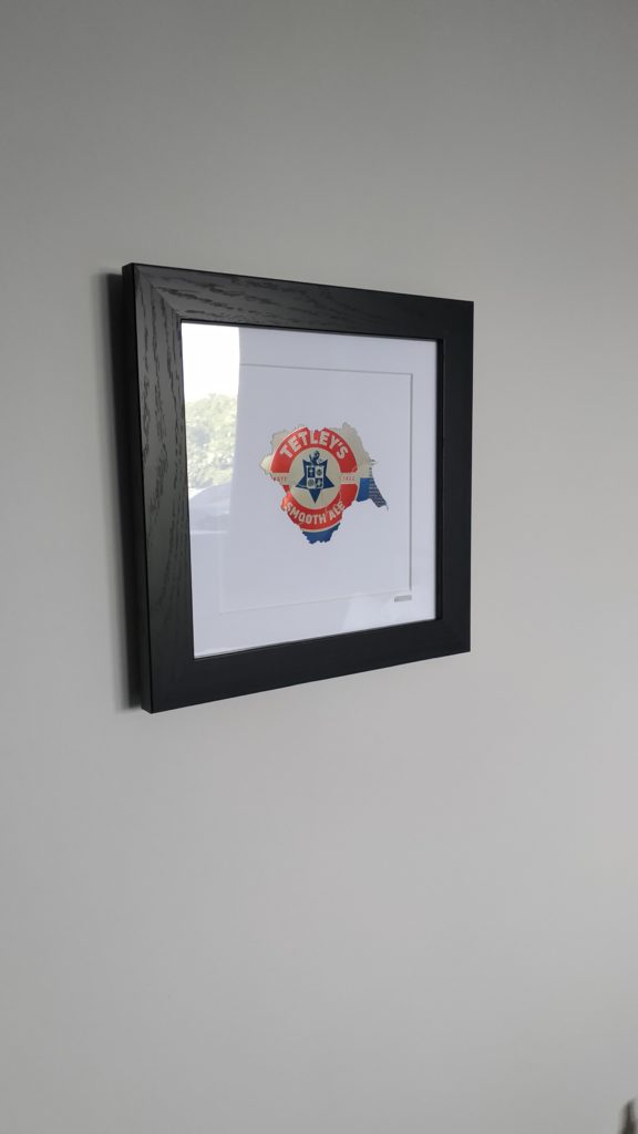 Framed or mounted Aluminium can art- Maps - Aluminiumart